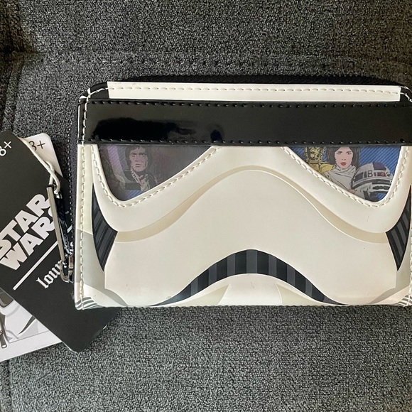 Loungefly | Bags | Loungefly Star Wars Stormtrooper Zip Around Wallet ...